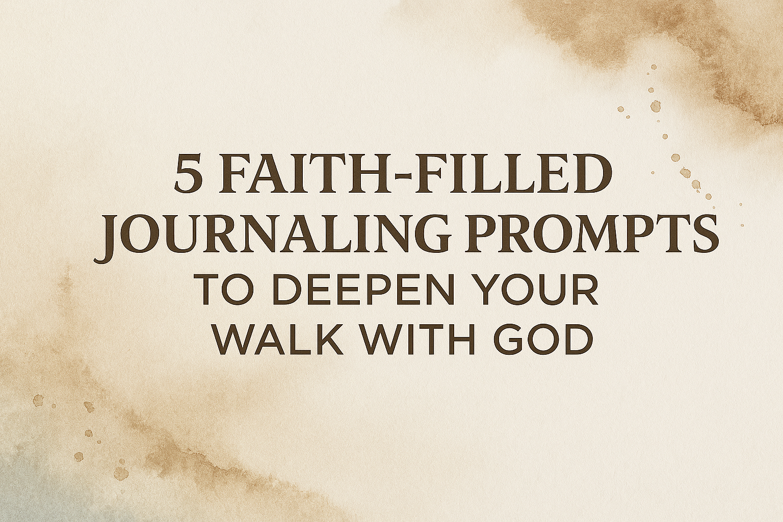 Faith-Filled Journaling Prompts for 2025; Neriah's Light