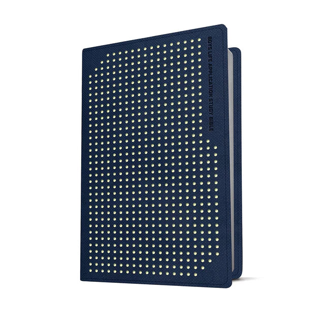 NLT Boys Life Application Study Bible, TuTone, Blue / Neon / Glow (Imi ...